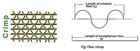 Creep and Crimp of fiber