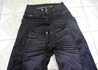Denim Dry Processes - Whiskering , Laser Whiskering , Hand Scraping ...
