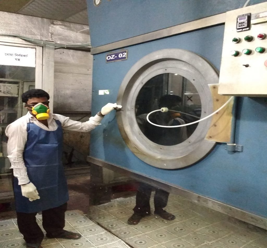 Denim Dry Processes - P.P. Spray, Tagging, Ozone wash | Textile Study ...