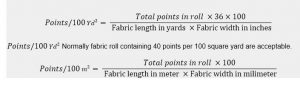 Fabric Inspection | Four Point System | Textile Study Center