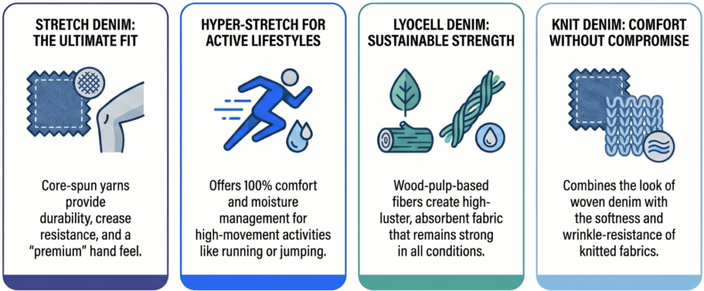 The Ultimate Guide to Types of Denim Fabric: From Raw to Stretch ...
